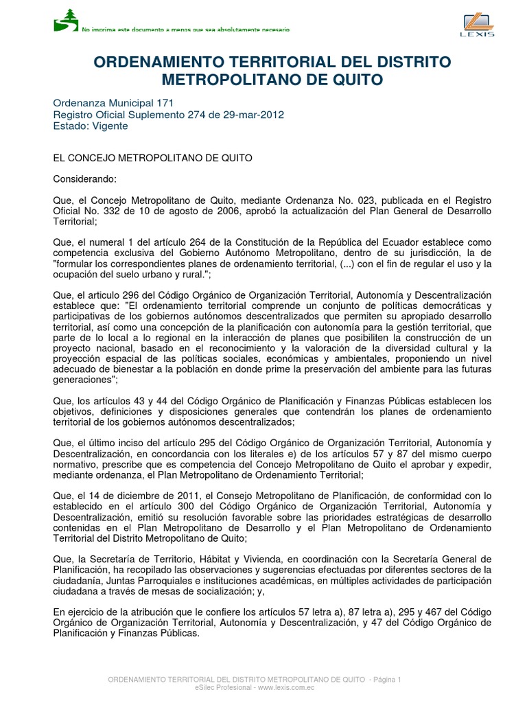 COOTAD | PDF | Ecuador | Planificación