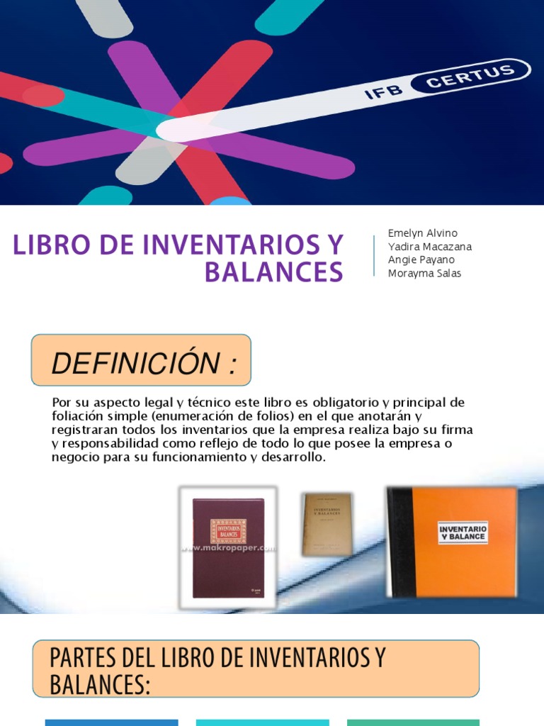 Libro de Inventarios y Balances | PDF | Hoja de balance | Dinero
