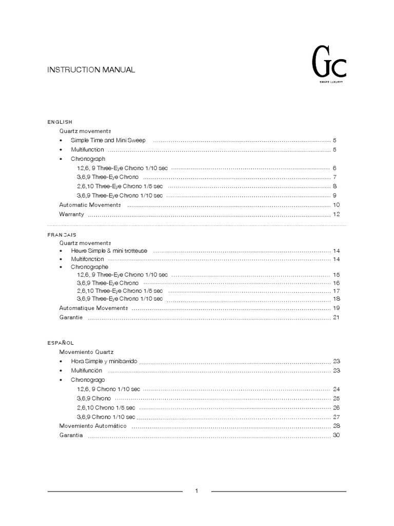 Instruction Manual | PDF | Watch | Portable Tools