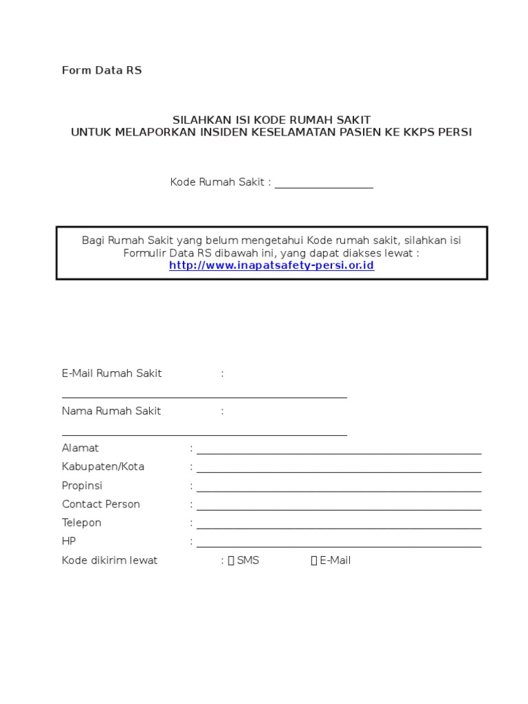 Form - Laporan Insiden Eksternal (New) | PDF