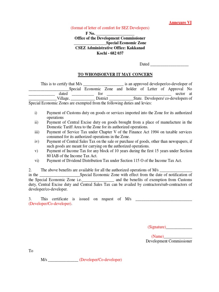 Tax Exemption Letter | PDF | Tariff | Taxes