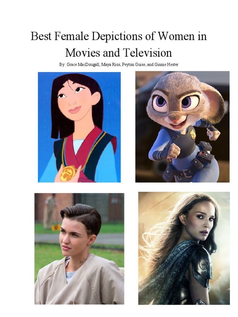 Best Female Depictions of Women in Movies and Television | PDF