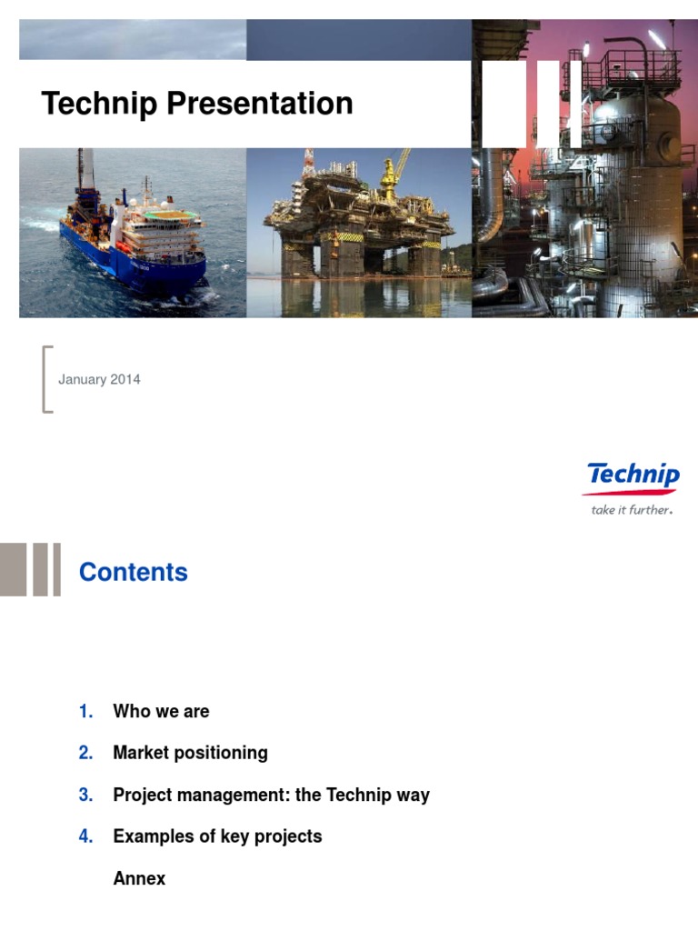 Technip Presentation V PDF | PDF | Subsea (Technology) | Liquefied ...