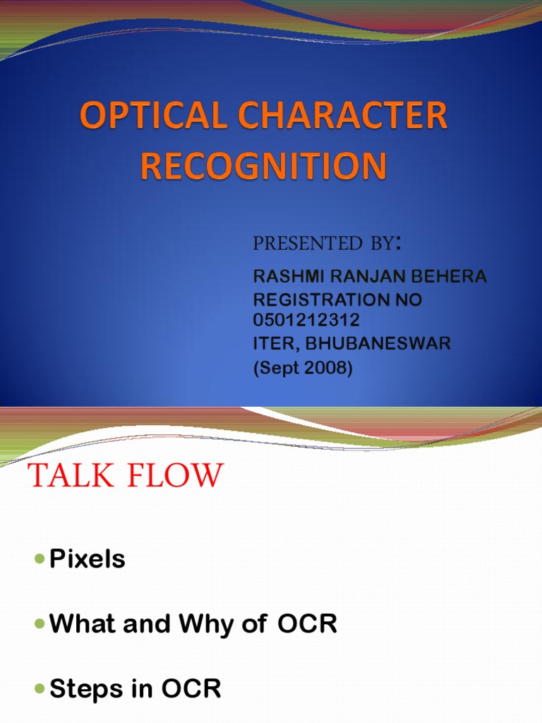 Optical Character Recognition | Image Scanner | Optical Character ...
