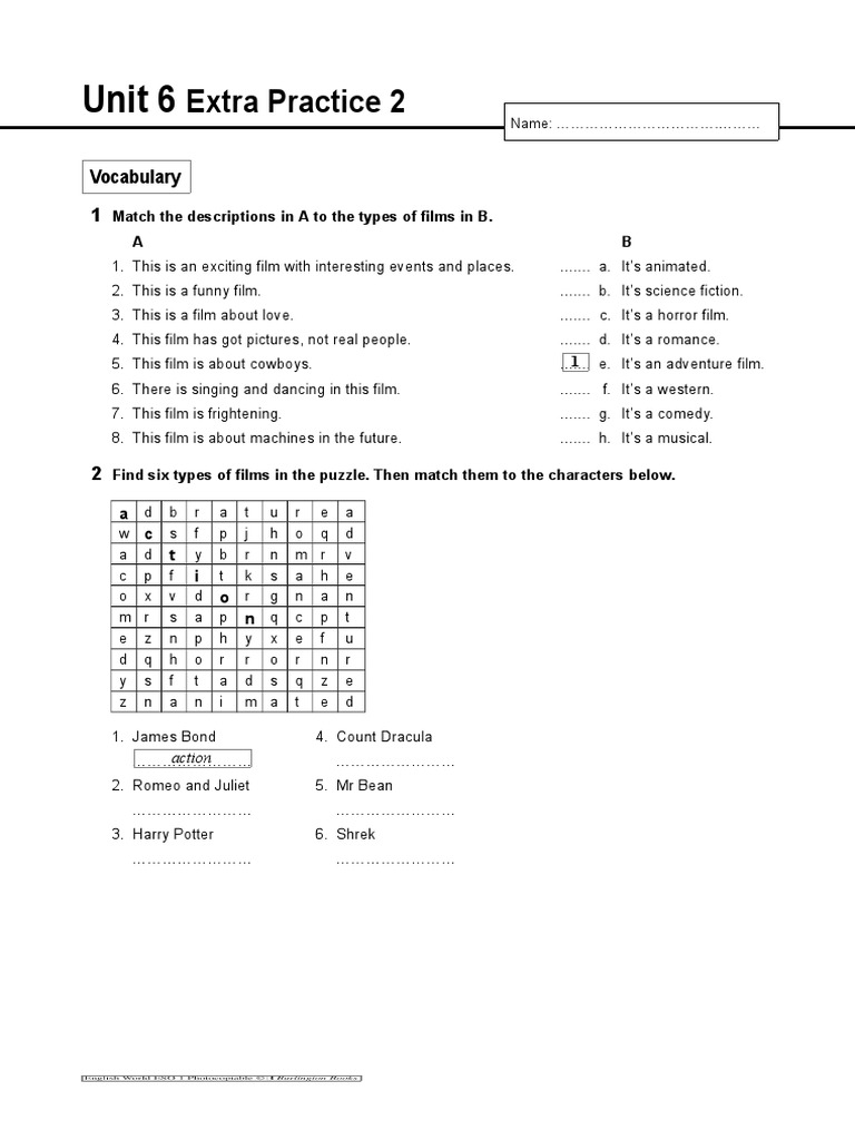 Unit 6: Extra Practice 2 | Download Free PDF | Syntax | Languages