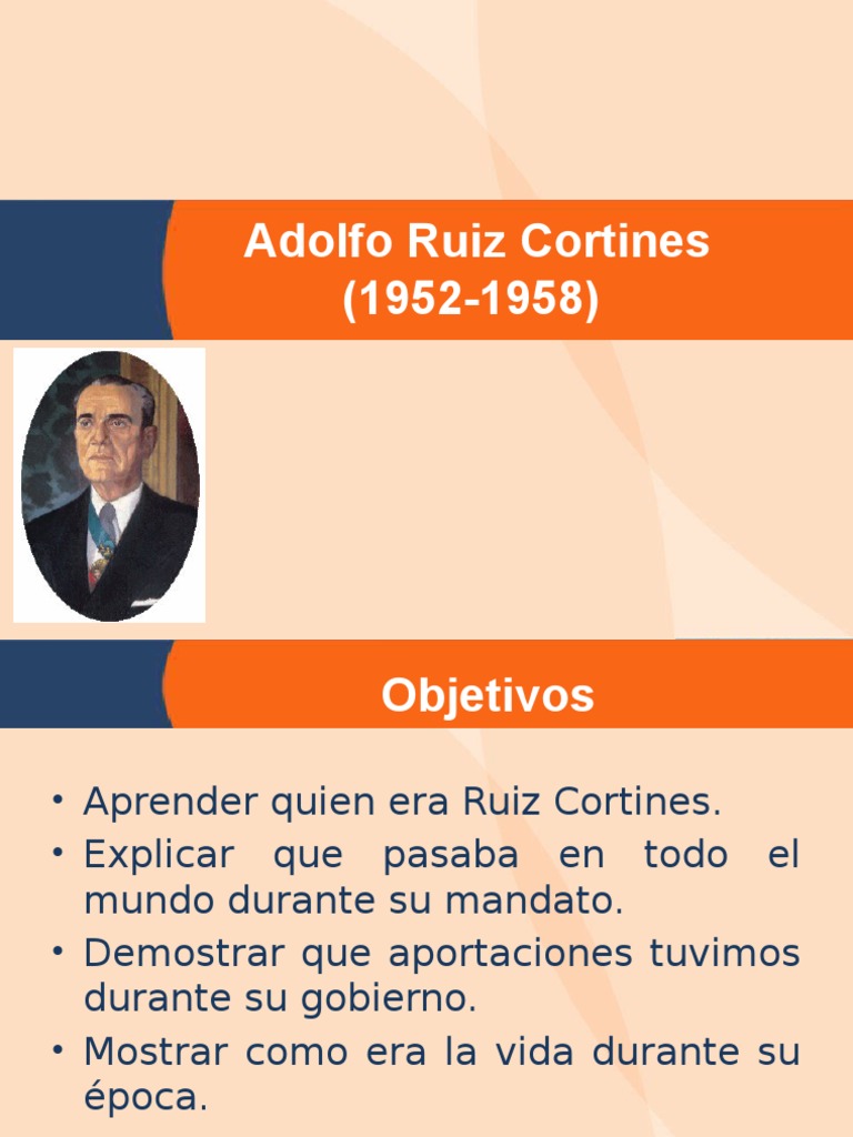Adolfo Ruiz Cortinez | PDF | México | Jefes de estado