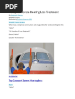 Noise Questionnaire | PDF | Audiology | Hearing