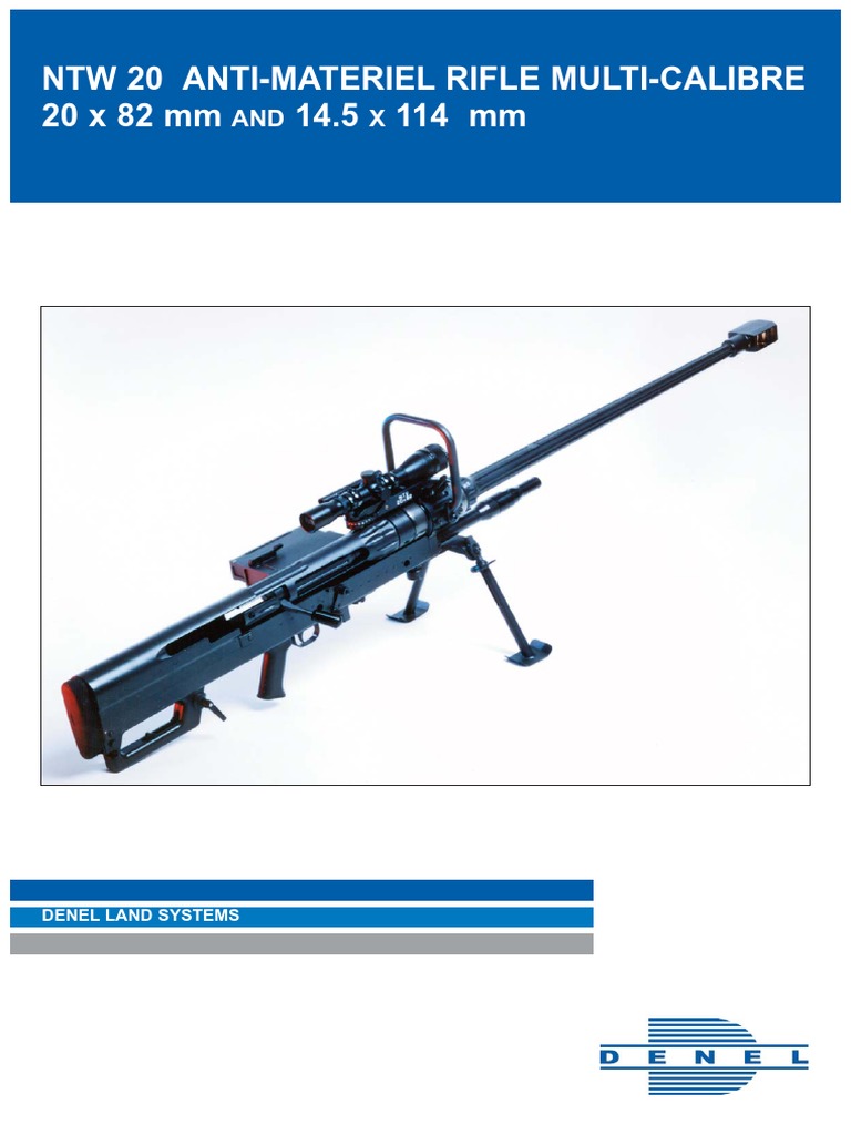 NTW 20 | PDF | Telescopic Sight | Shell (Projectile)