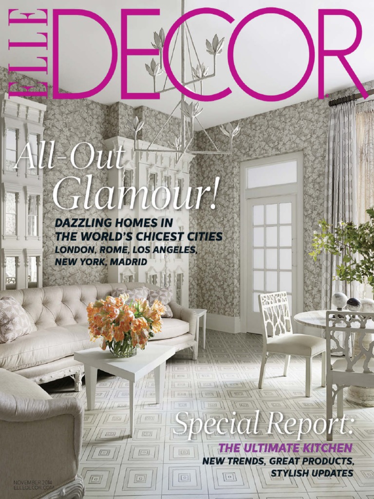 ELLE Decor - November 2014 USA | PDF | Cookbooks | Fashion