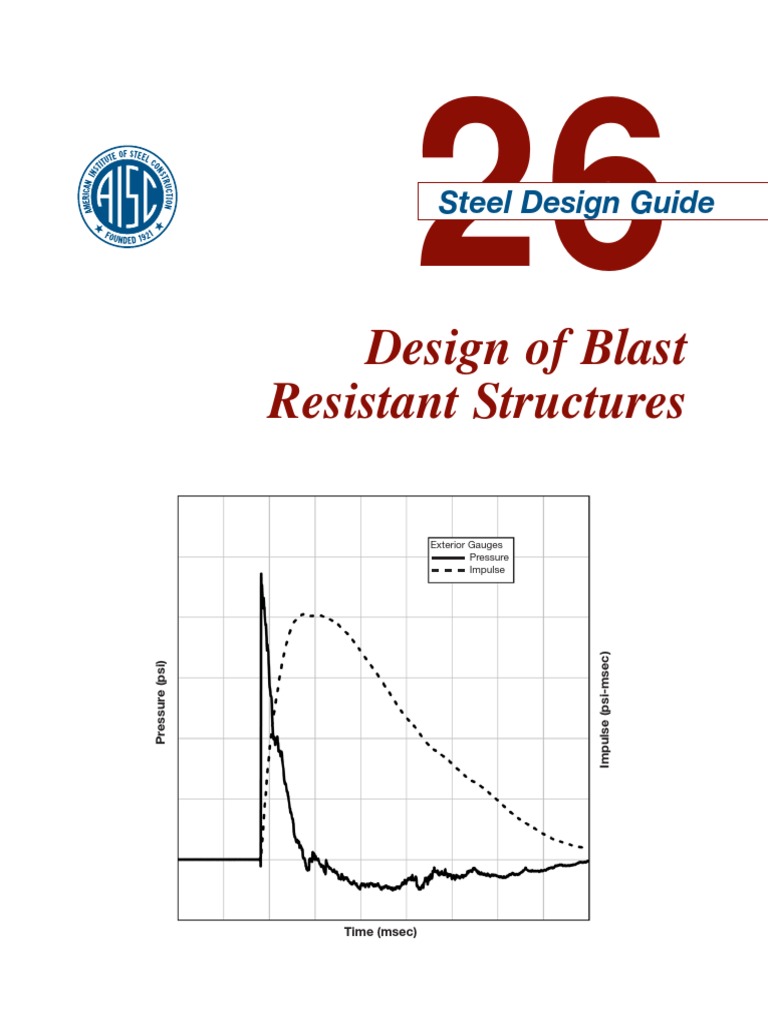 AISC Design Guide 26 Design of Blast Resistant Structures | PDF | Explosive Material | Earthquakes