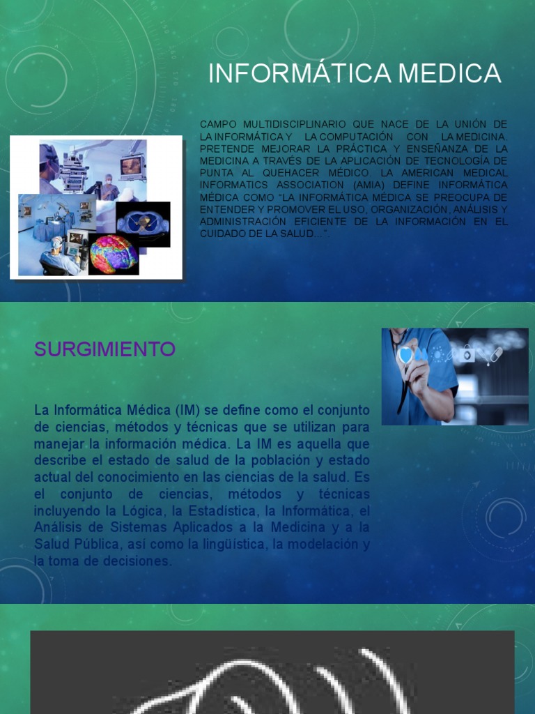Informática Medica | PDF | Ciencias de la Computación | Informática