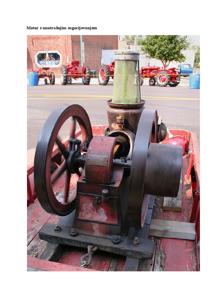 Motor S Unutrašnjim Sagorijevanjem | PDF
