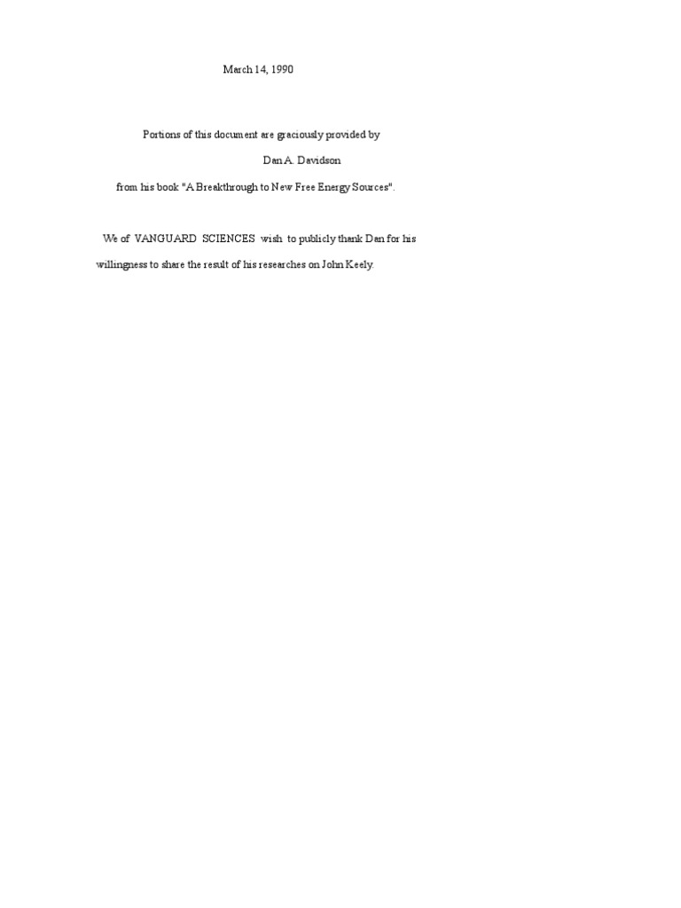 Keely's Sympathetic Vibratory Physics | PDF | Matter | Molecules