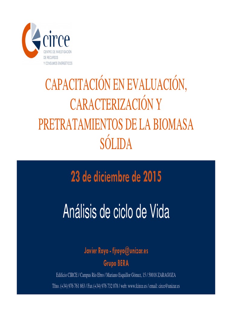 ACV Colombia PDF | PDF | Evaluación del ciclo de vida | Combustibles