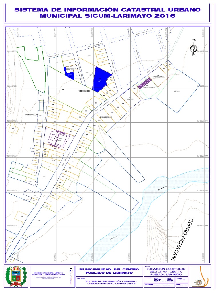 Catastro Larimayo - Planos Sector 3 - Final-Lotizacion Codificado General Final A1 PDF | PDF ...