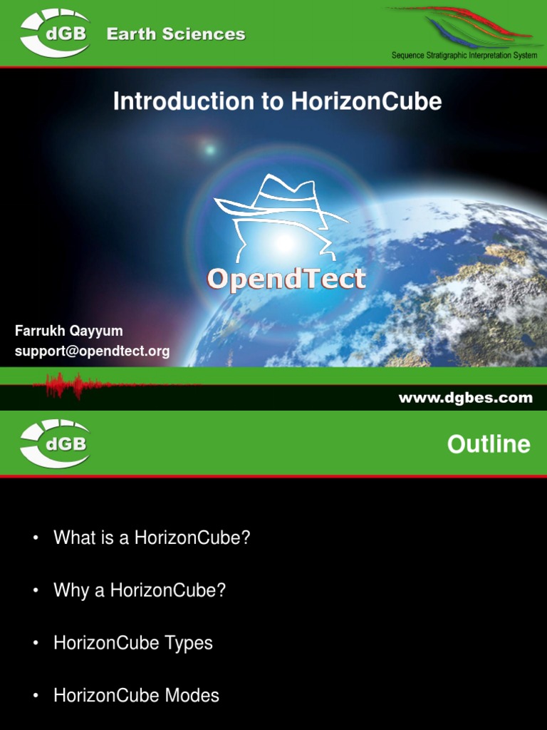 Introduction To HorizonCube | PDF | Earth Sciences | Geology