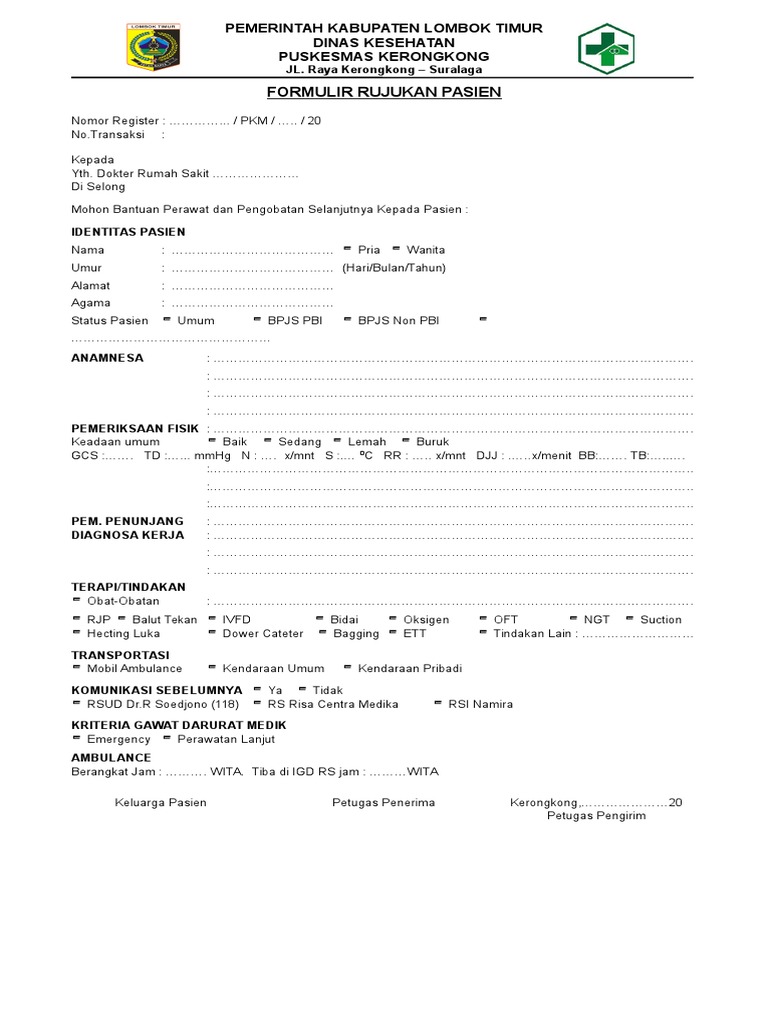 Format Rujukan Baru 2017 | PDF