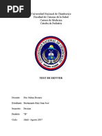Manual de Prueba Denver II: Administración y Materiales | PDF