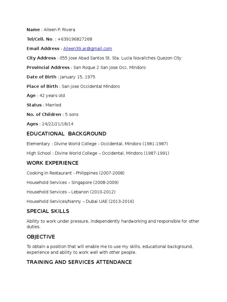 Aileen Rivera | PDF | Wellness