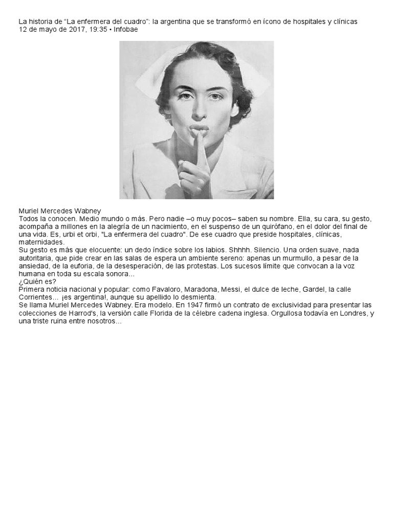 La Historia De Enfermera Pide Silencio Pdf Ruiseñor De Florencia
