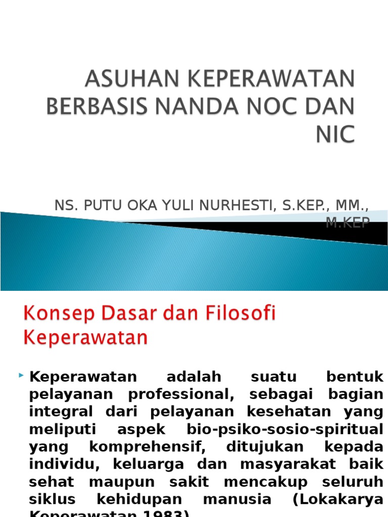 Asuhan Keperawatan Berbasis Nanda Noc Dan Nic - 1565109883 | PDF