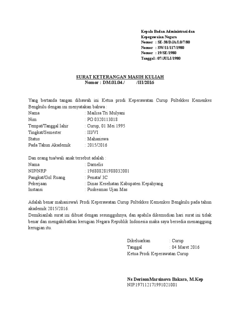 Kepala Badan Administrasi Dan Kepegawaian Negara 1 | PDF