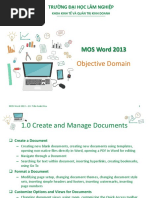 Materi Pelatihan MOS Word 2016 | PDF | Microsoft Word | Citation