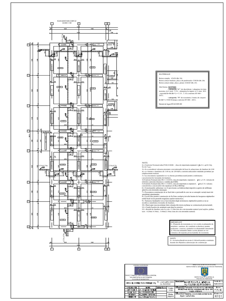 Plan Sapatura Corp C2 SCARA 1:100: GT N M e p0.2 | PDF