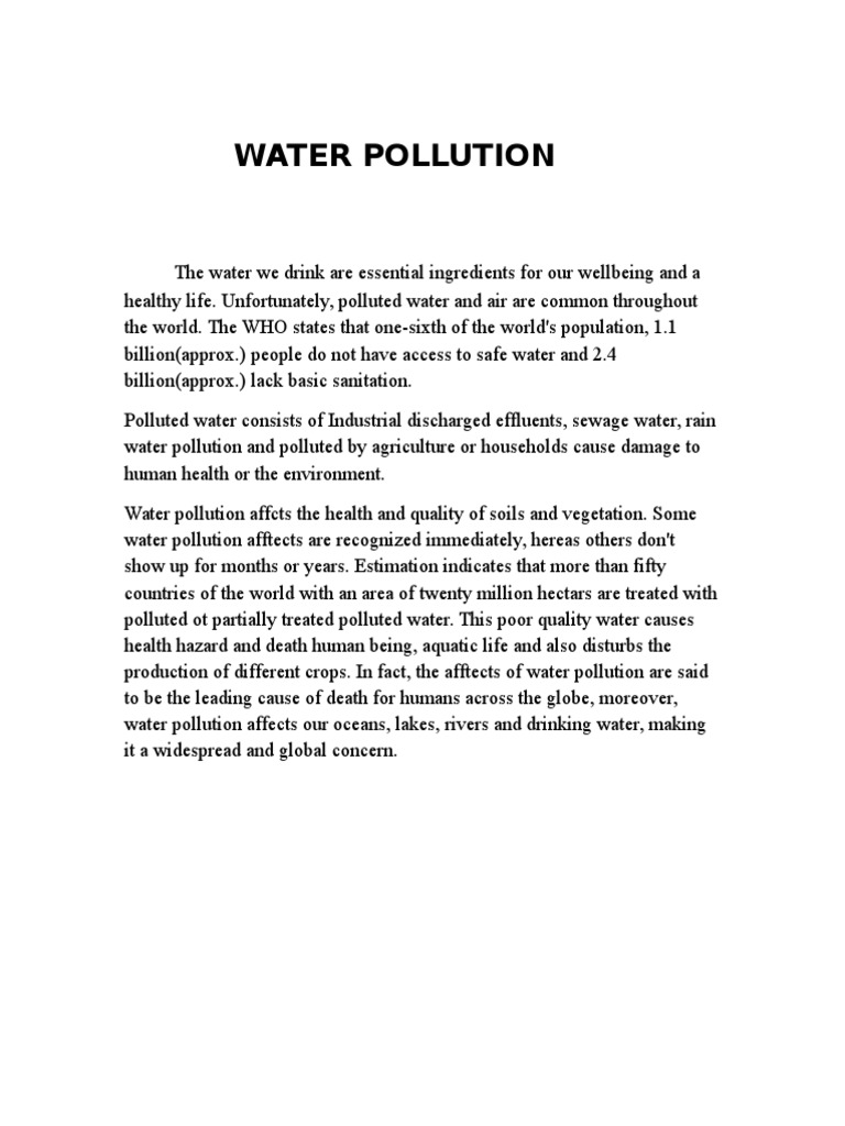 Water | PDF