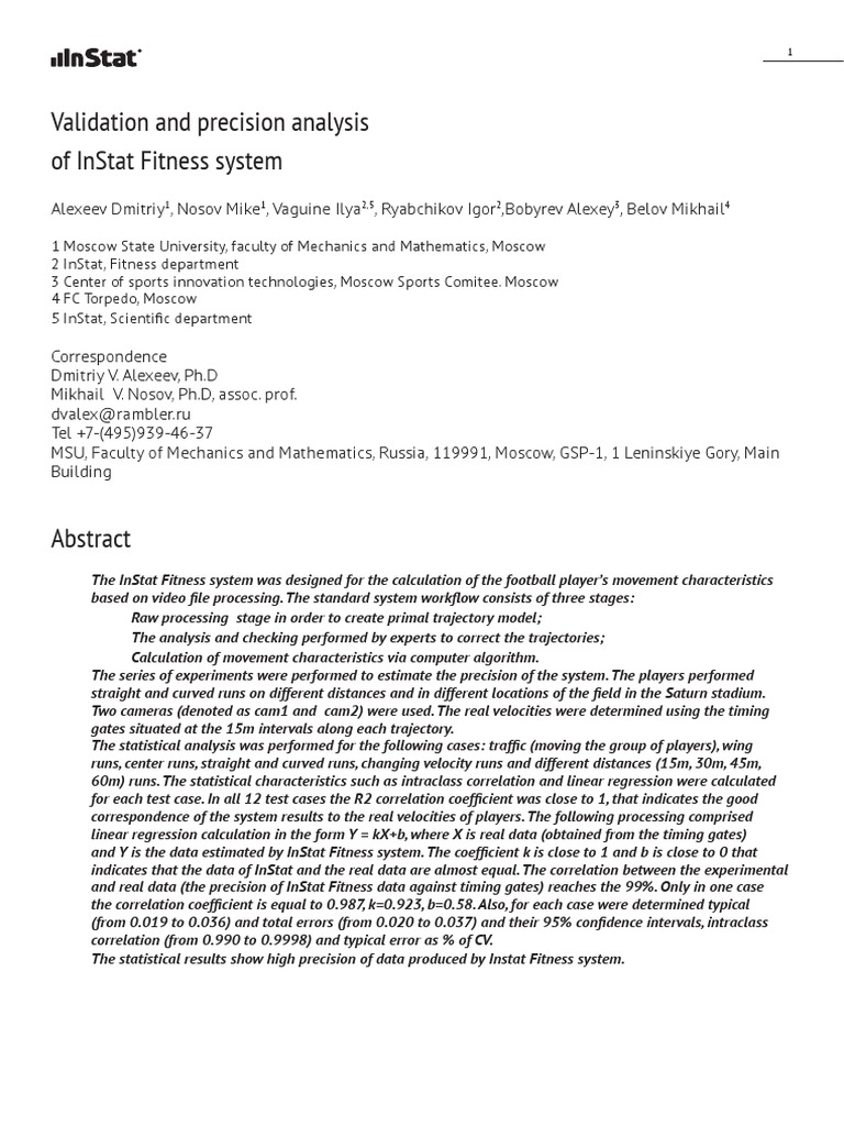 Validation | PDF | Accuracy And Precision | Statistics