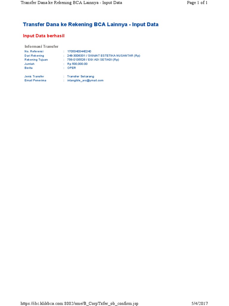 Input Data Transaksi | PDF
