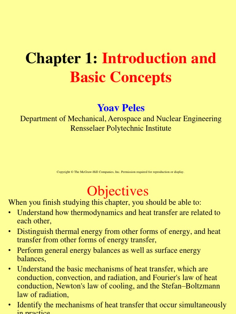 Introduction To Heat Transfer | PDF | Thermal Conduction | Heat