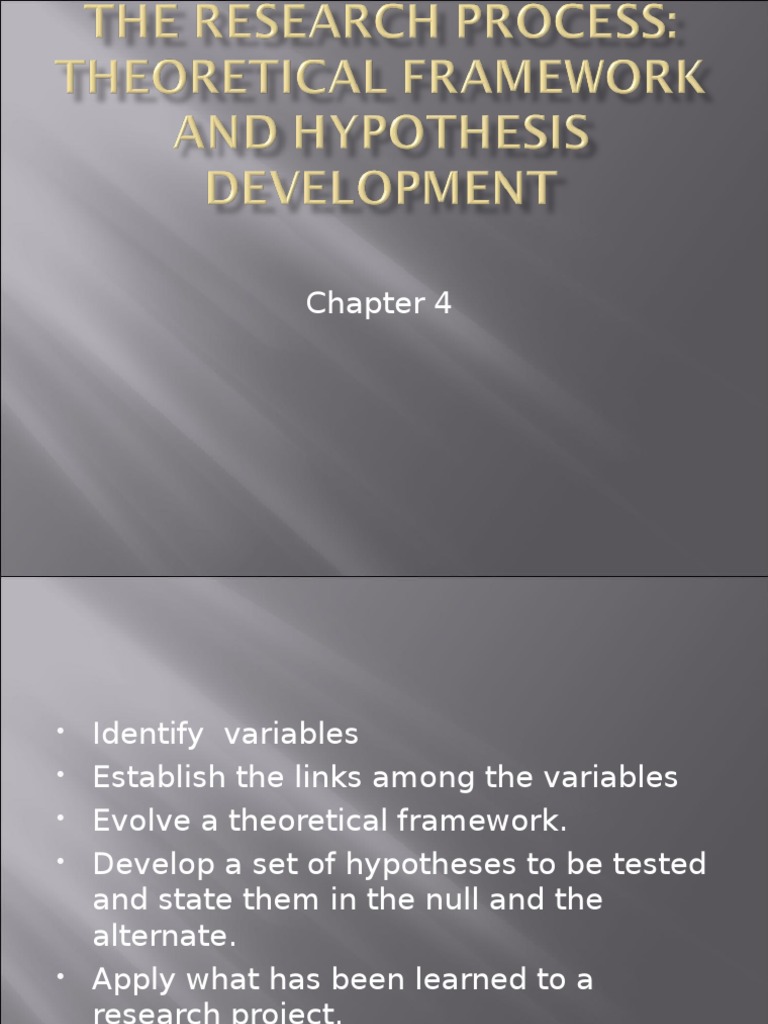 Chapter 4 Variables | PDF | Hypothesis | Employment