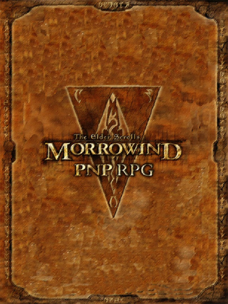 Morrowind RPG: A Pen-and-Paper Guide | PDF | Shield | Leisure