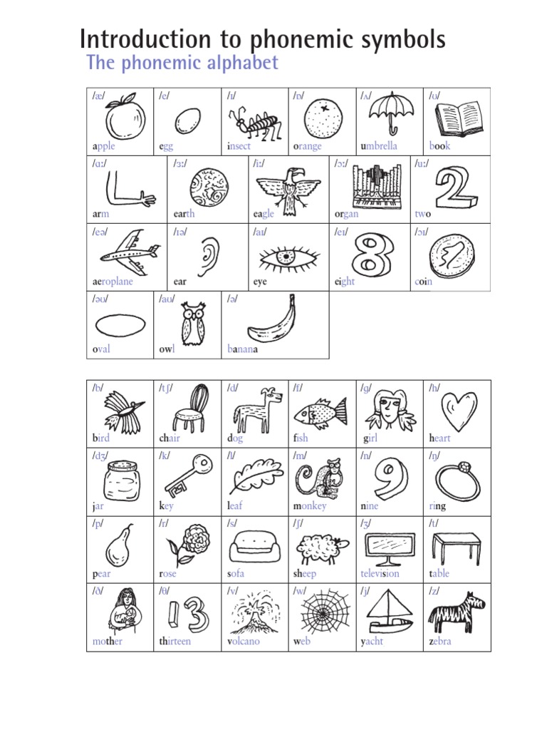 Phonemic Symbols and Examples Guide | PDF | Art