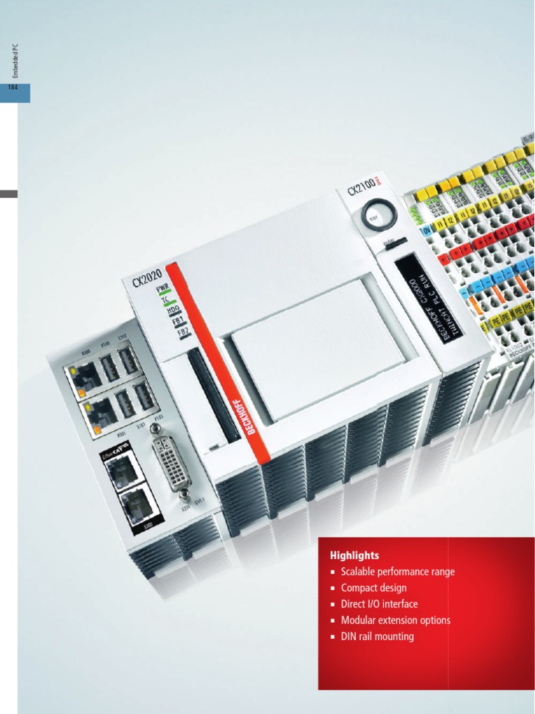 Beckhoff Embedded PC | Multi Core Processor | Secure Digital