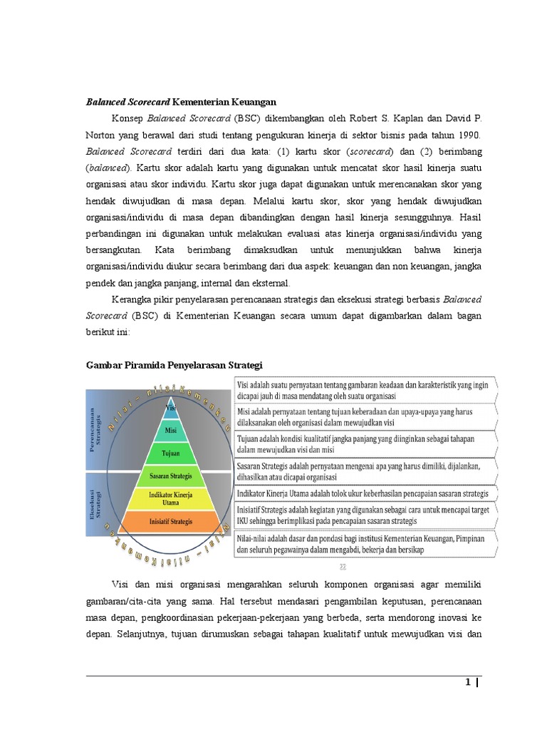 Docshare - Tips Balanced Scorecard Kemenkeu | PDF