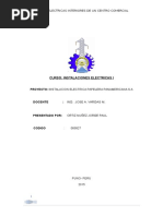 1.1 Pasos para Elaborar Un Cuadro de Cargas | PDF | Energia electrica ...