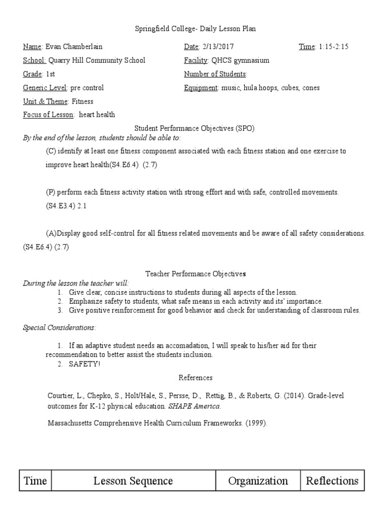 2nd Grade | PDF | Physical Fitness | Physical Education