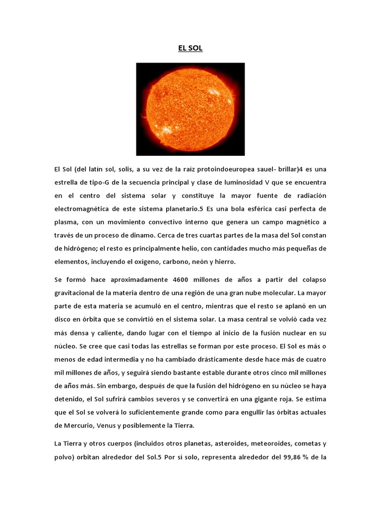 El Sol | PDF