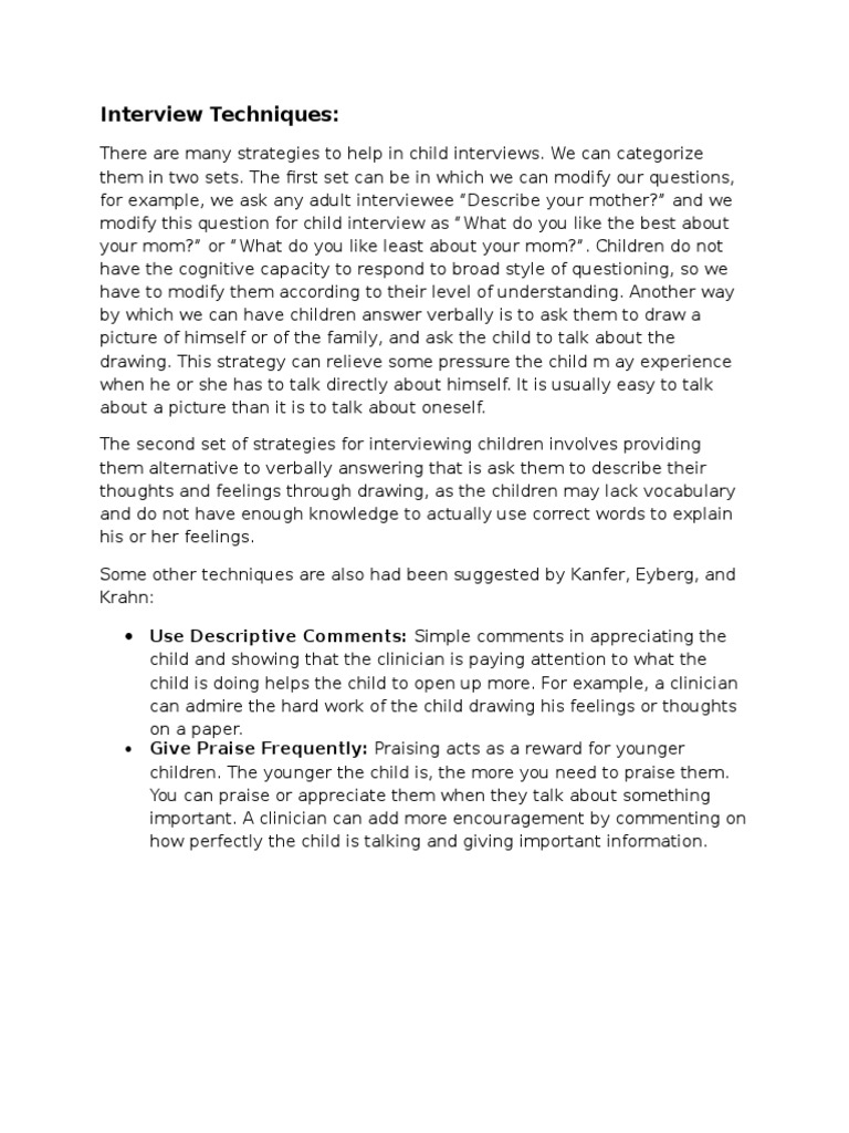 Interview Techniques:: Use Descriptive Comments: Simple Comments in ...