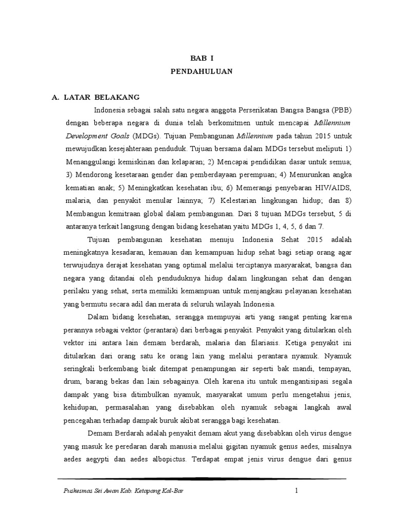 MAKALAH JUMANTIK Terbaru MEI Edit Lagi | PDF