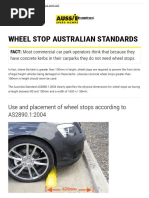 Wheel Stop Installation Procedure | PDF | Drill | Transport