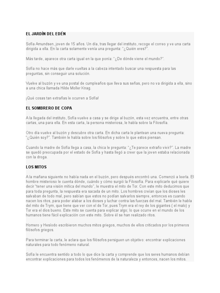 El Jardín Del Edén Pdf Platón Aristóteles