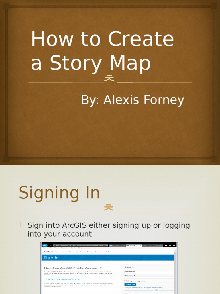 How To Create A Story Map | PDF