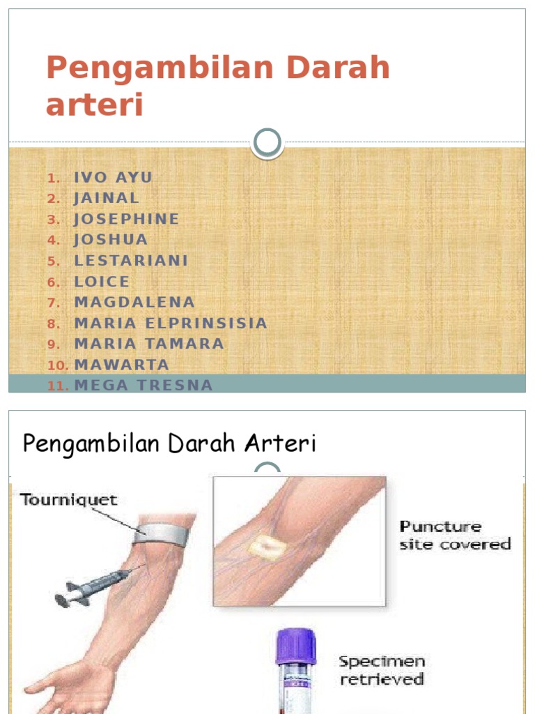 Pengambilan Darah Arteri... | PDF