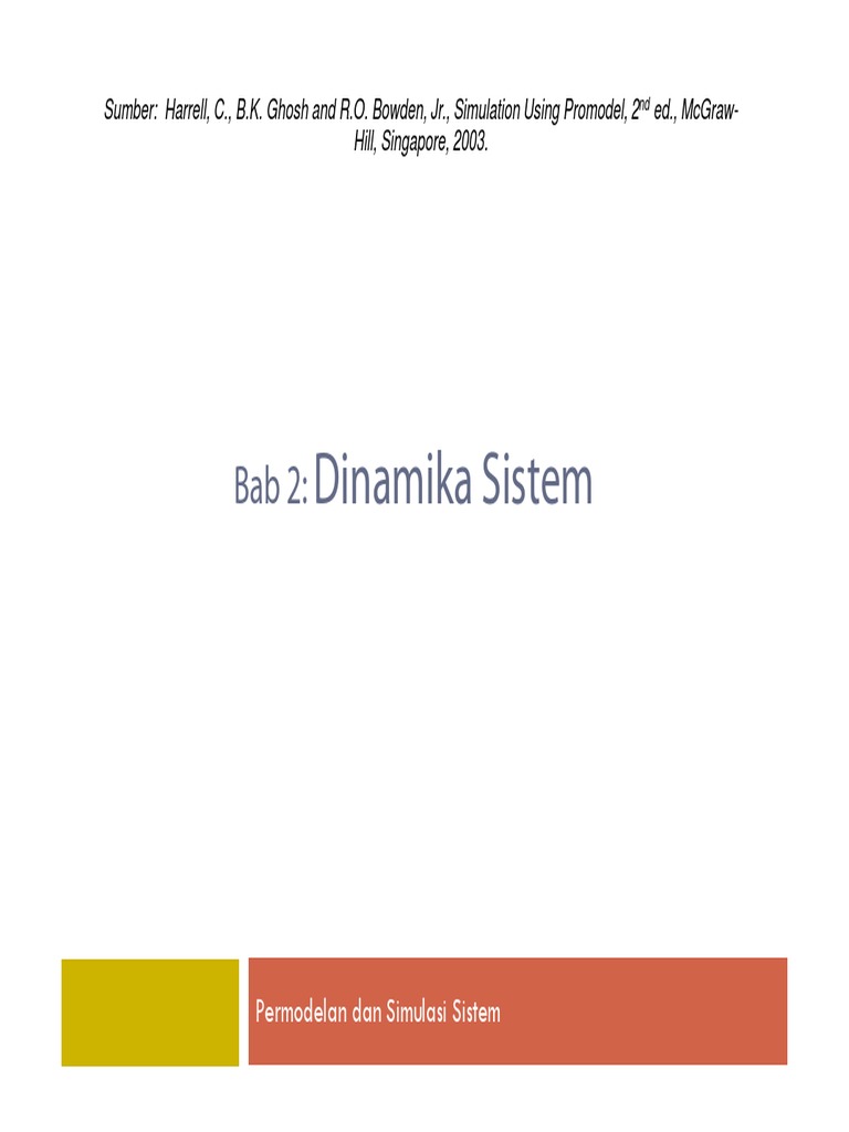 2 SimMod - Dinamika Sistem PDF | PDF