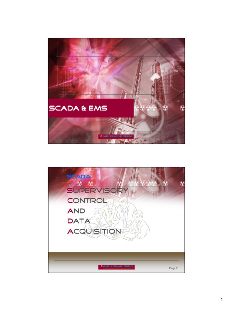 SCADA and EMS Handout | PDF | Programmable Logic Controller | Scada