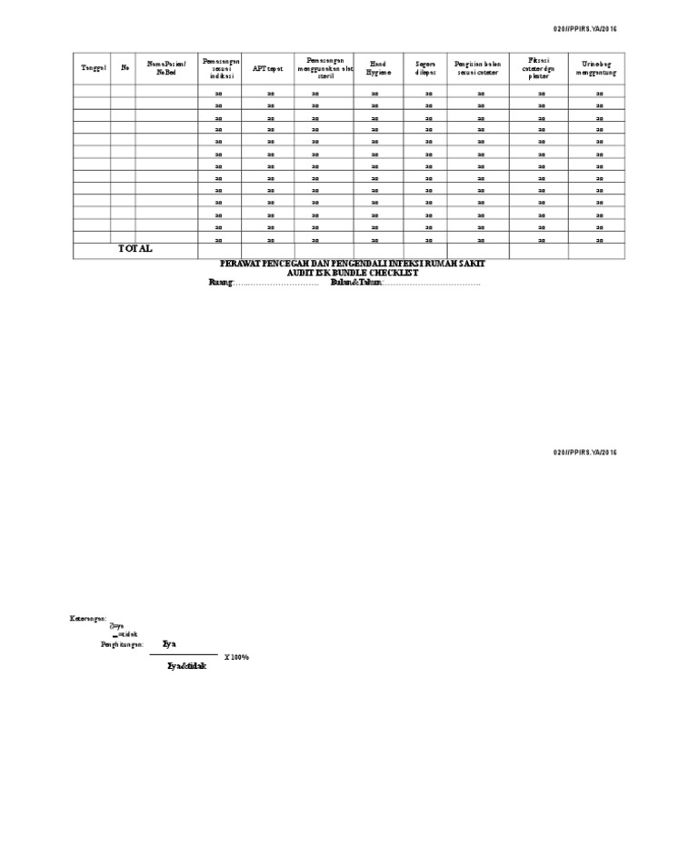 Audit Isk Bundle Checklist | PDF