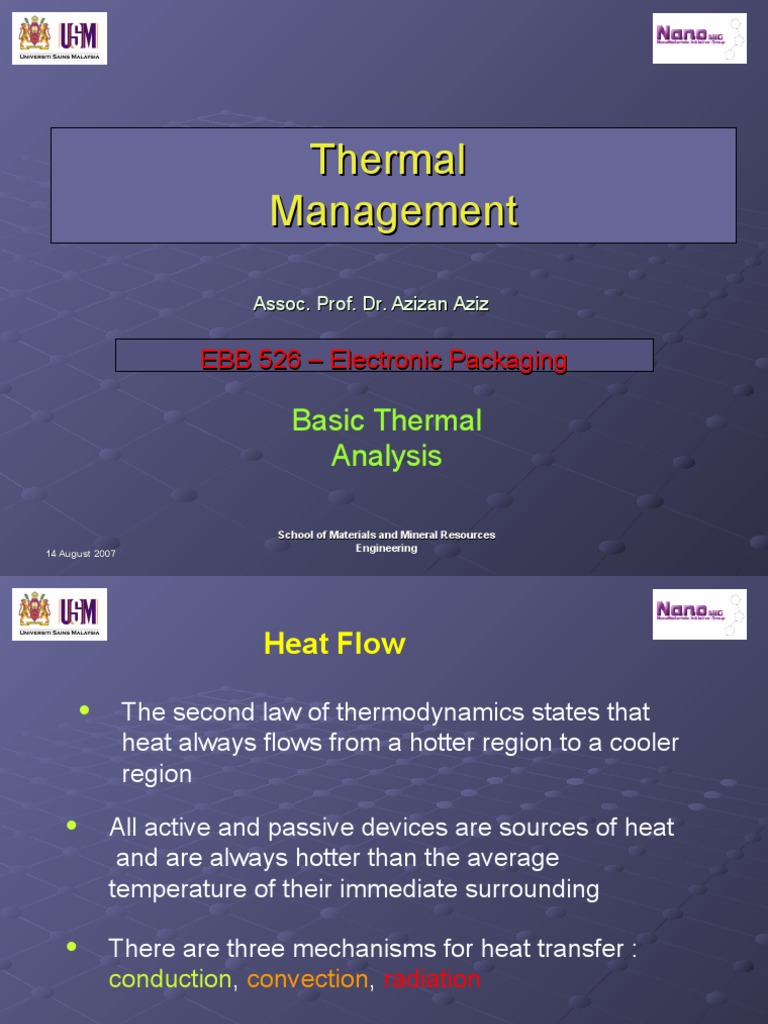 Basic Thermal Analysis | PDF